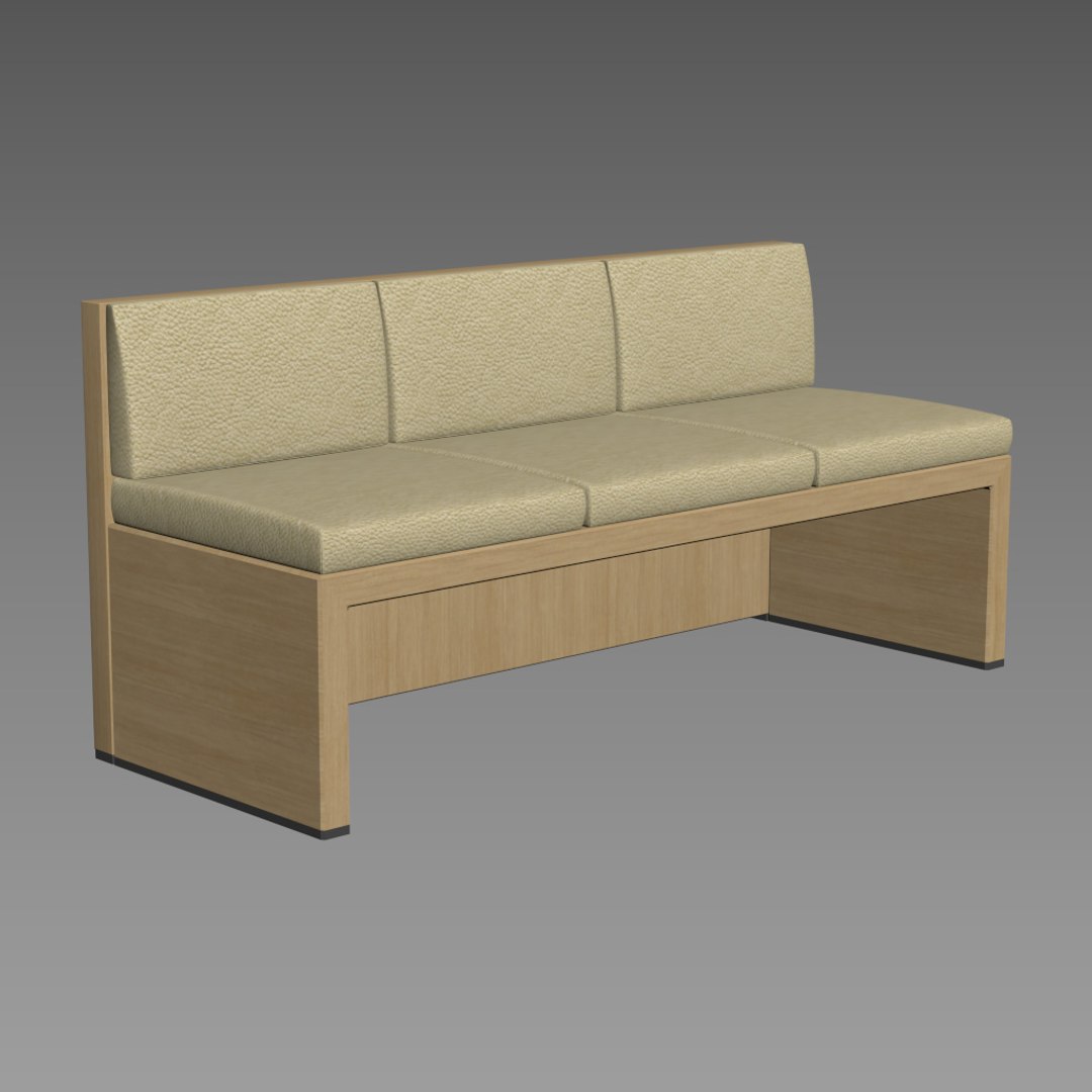 Bank sofa 3D model - TurboSquid 1476095
