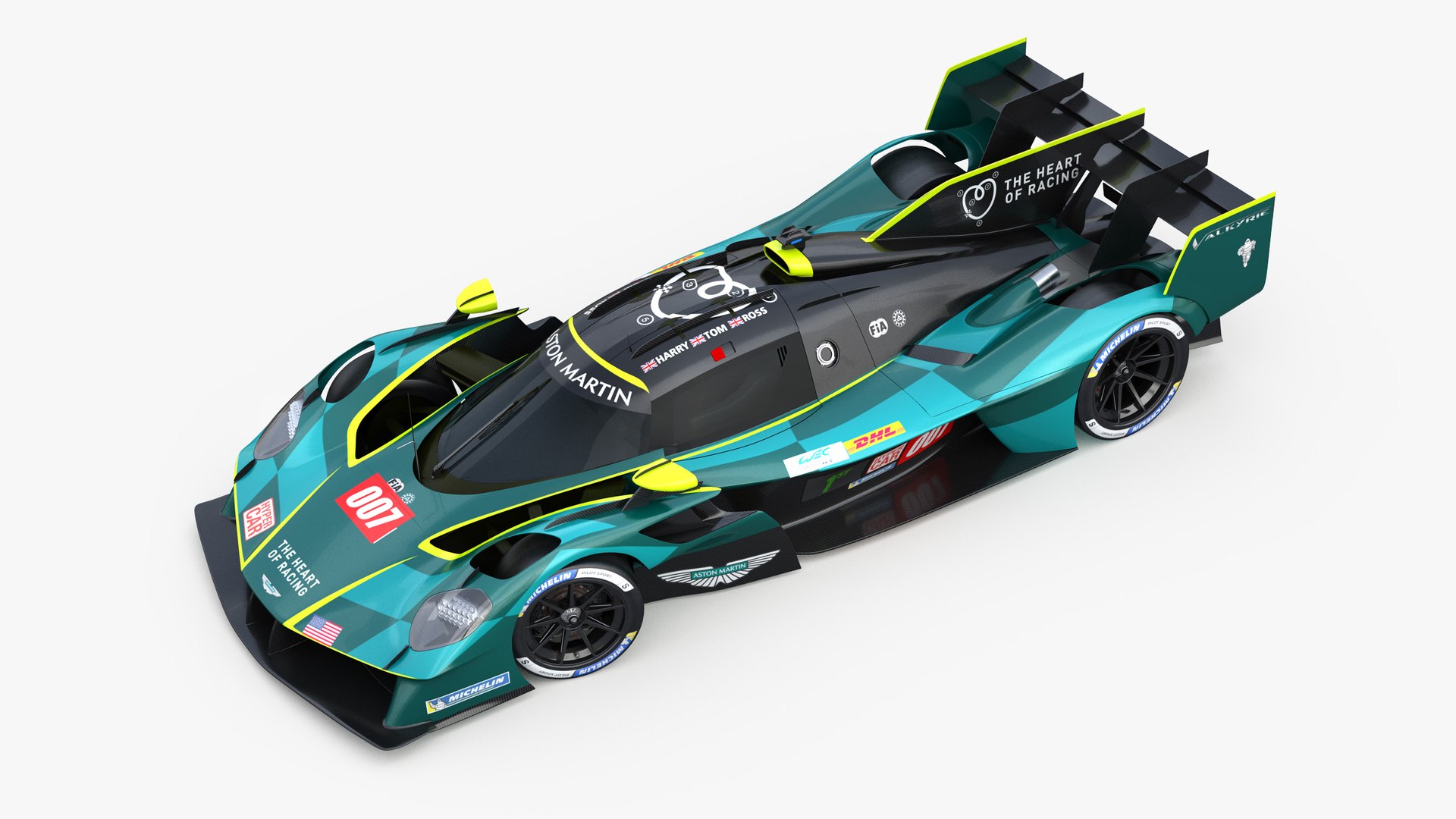 3D Aston Martin Valkyrie Le Mans 2026 - TurboSquid 2448344