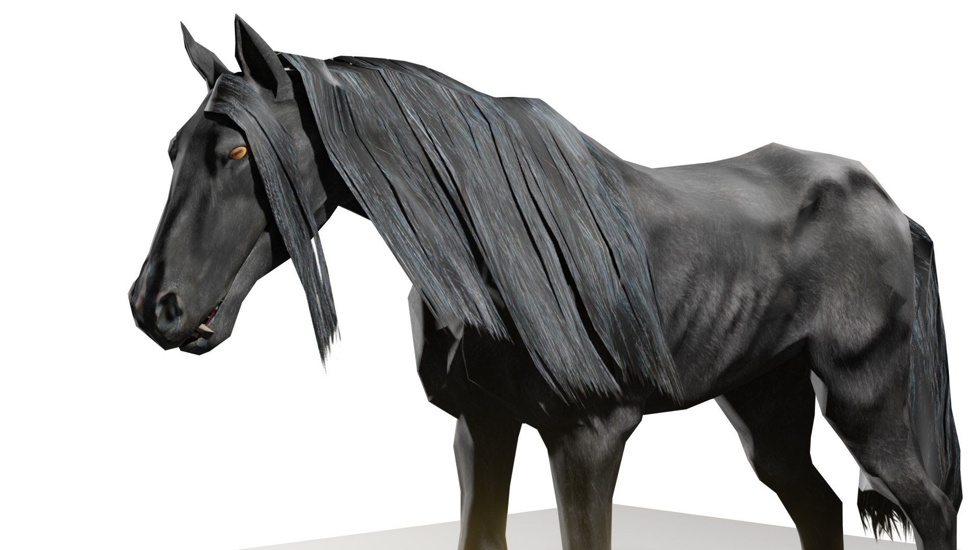 Kelpie Horse Animated 3D Model - TurboSquid 1884048