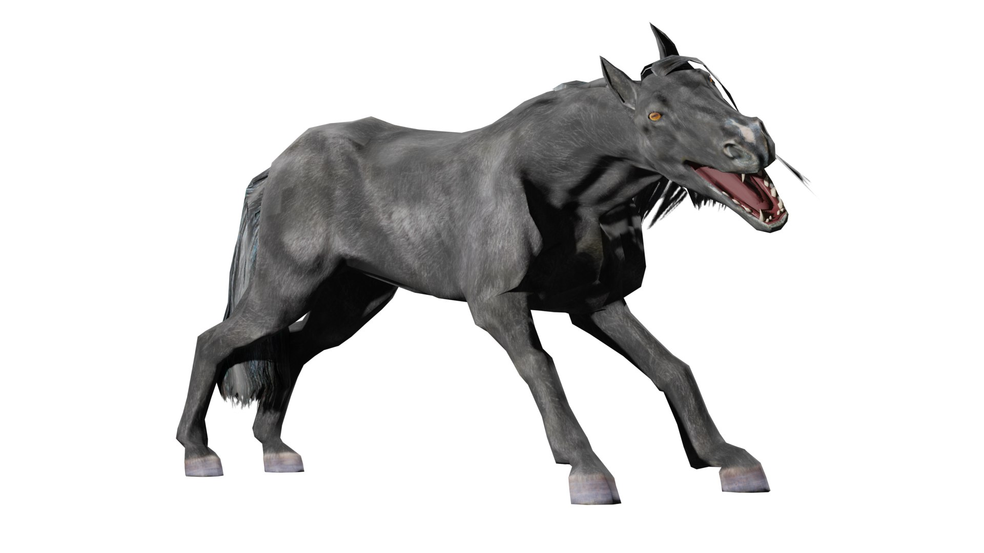 Kelpie Horse Animated 3D model - TurboSquid 1884048