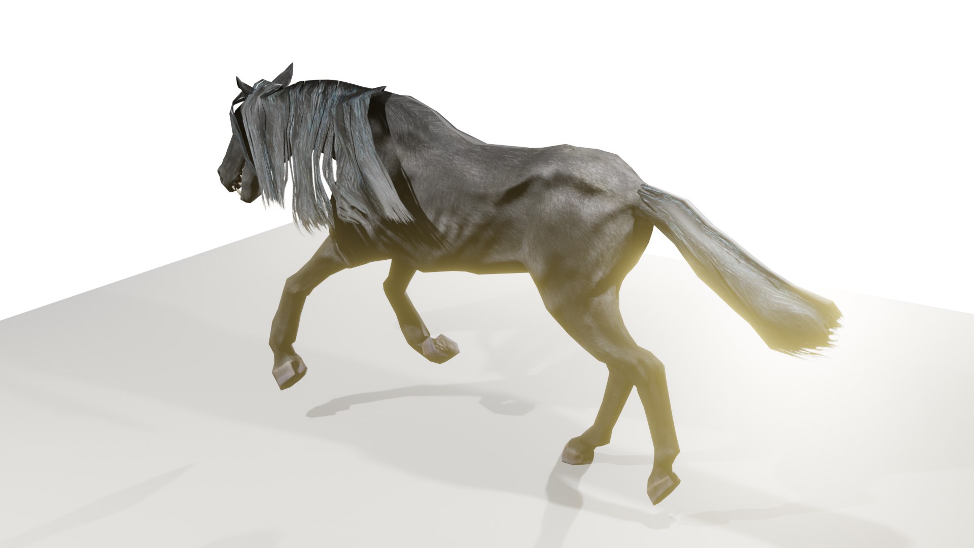Kelpie Horse Animated 3D Model - TurboSquid 1884048