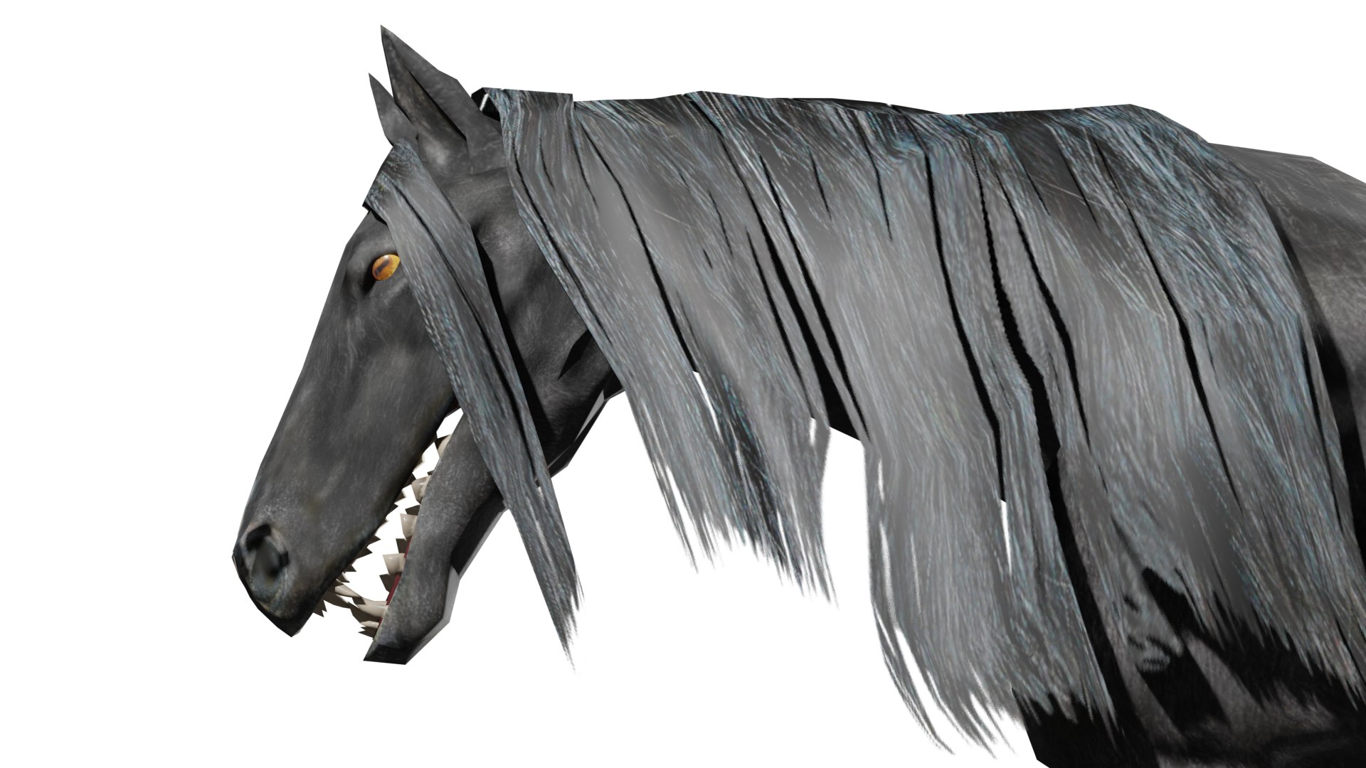 Kelpie Horse Animated 3D Model - TurboSquid 1884048