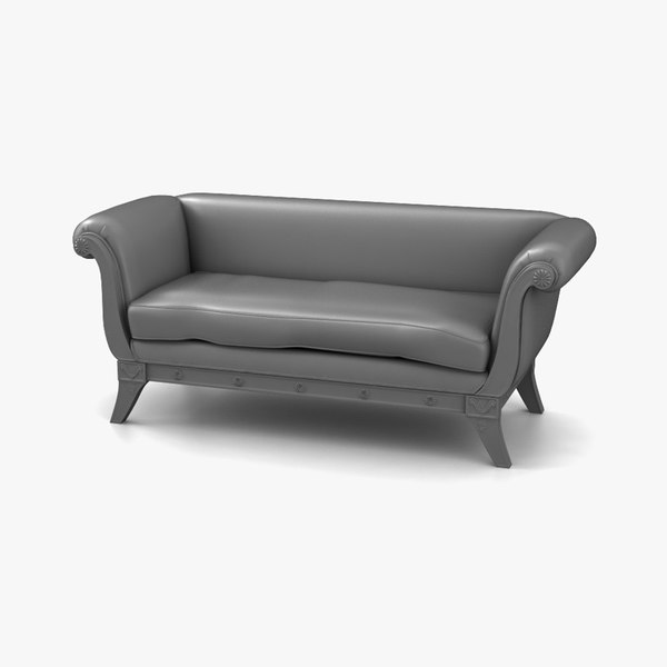 Swedish Neoclassical Sofa 3D 모델 - TurboSquid 1987445