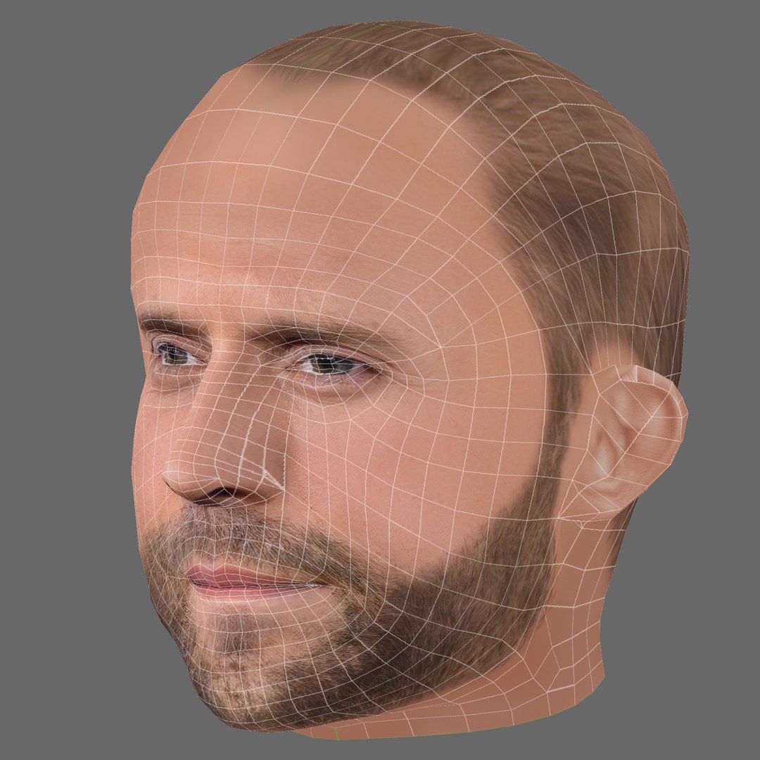 3D Jason Statham Head - Low Poly Head For Game - TurboSquid 2213321