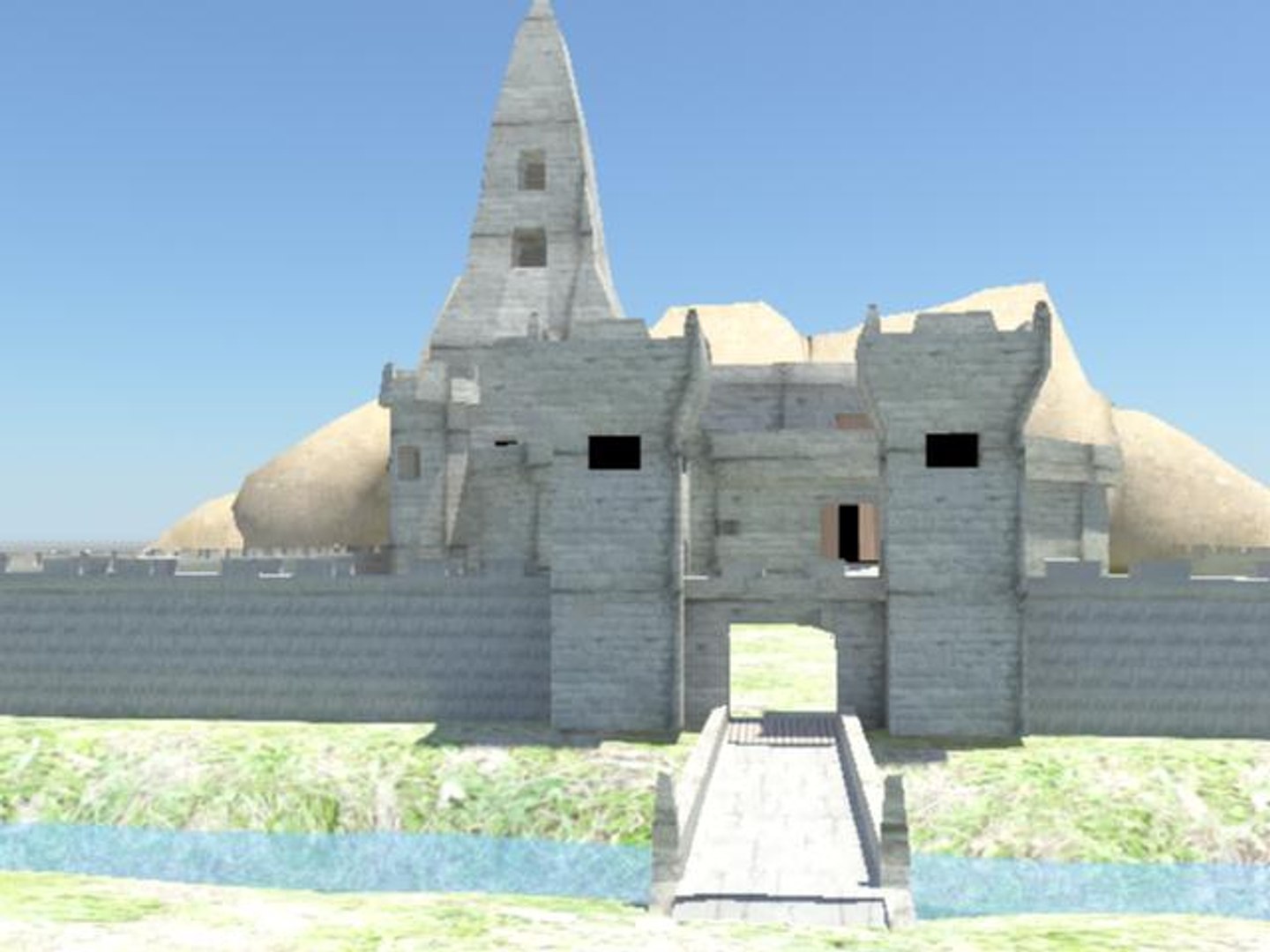 Stronghold 3d Obj