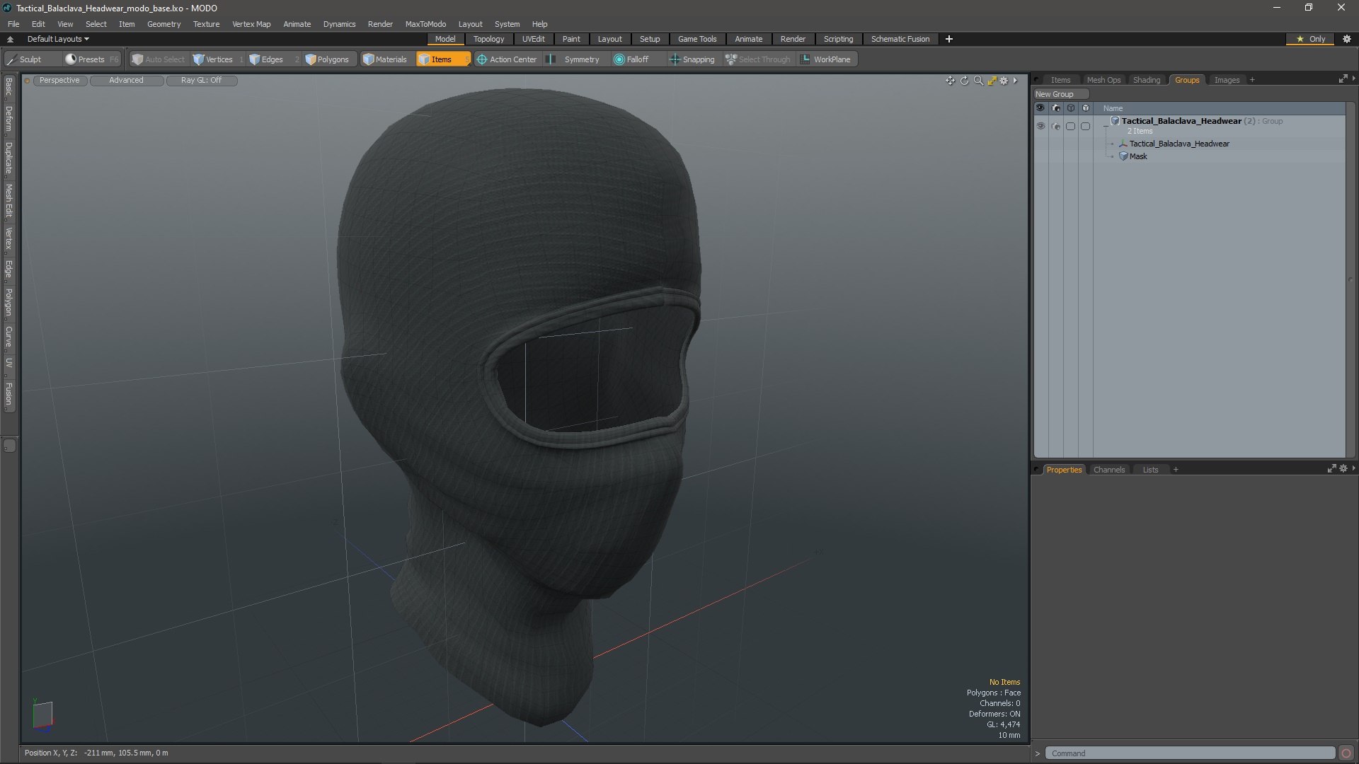 Tactical Balaclava Headwear 3D Model - TurboSquid 2198686