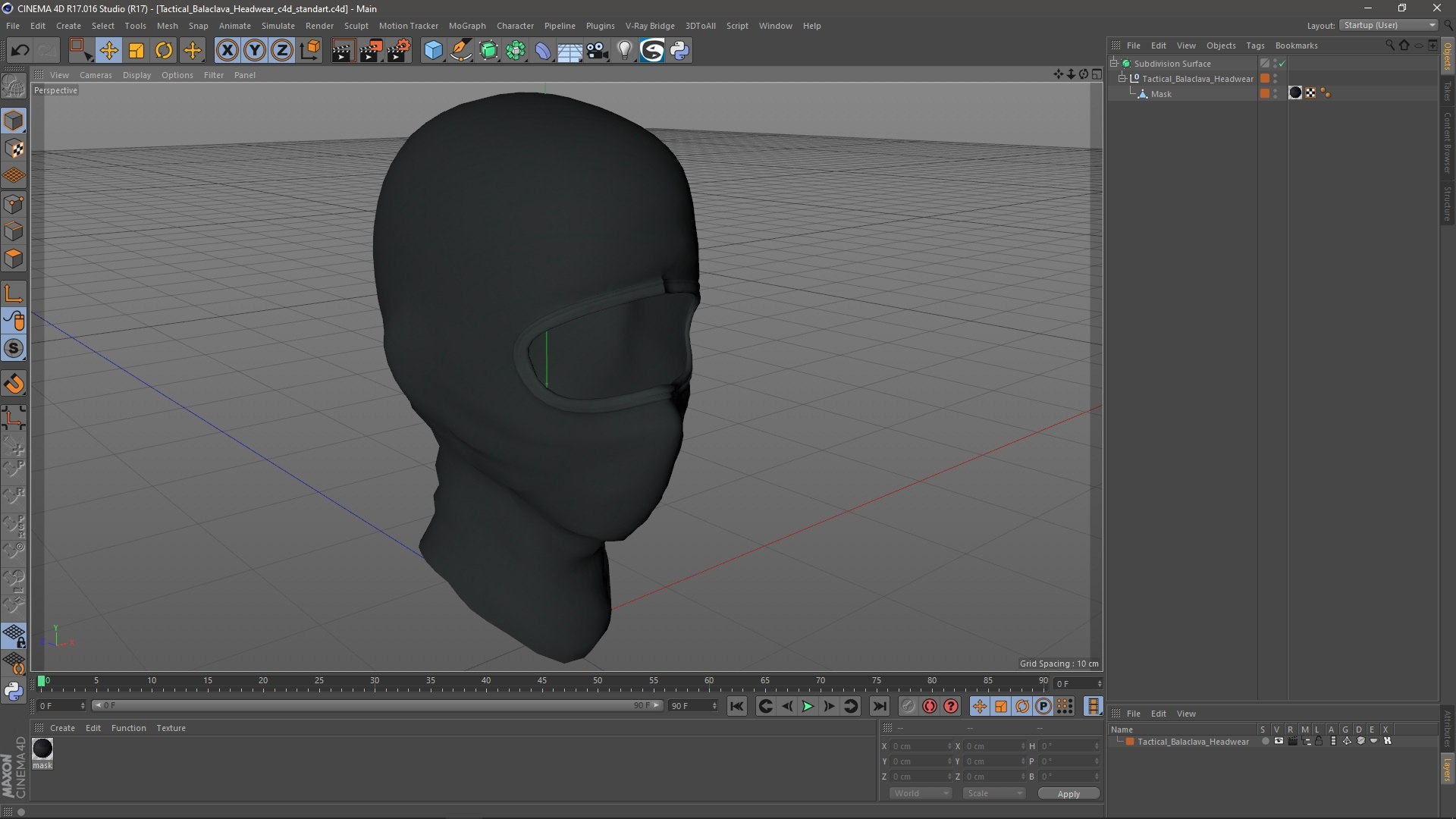 Tactical Balaclava Headwear 3D Model - TurboSquid 2198686