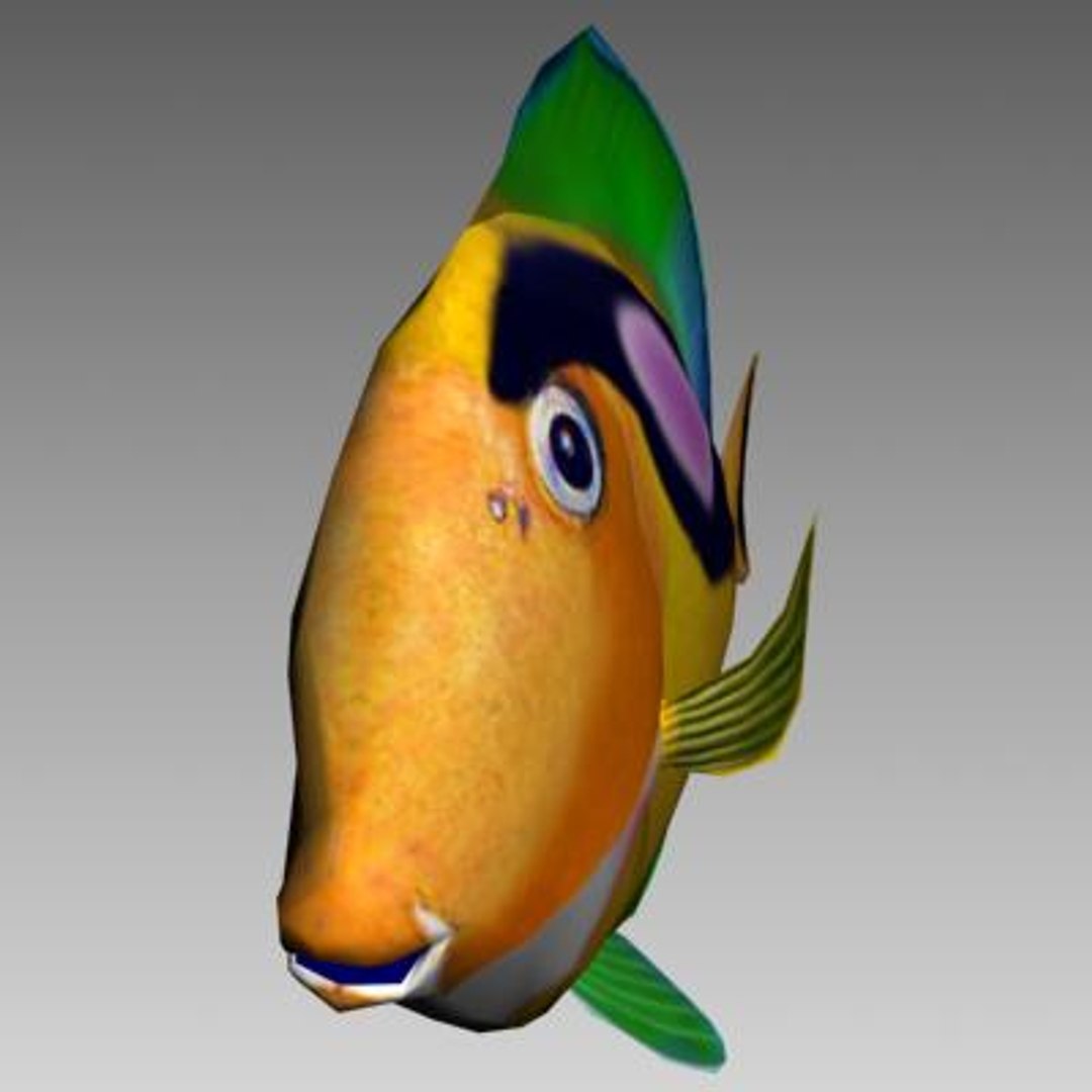 Surgeon Fish 3d Obj