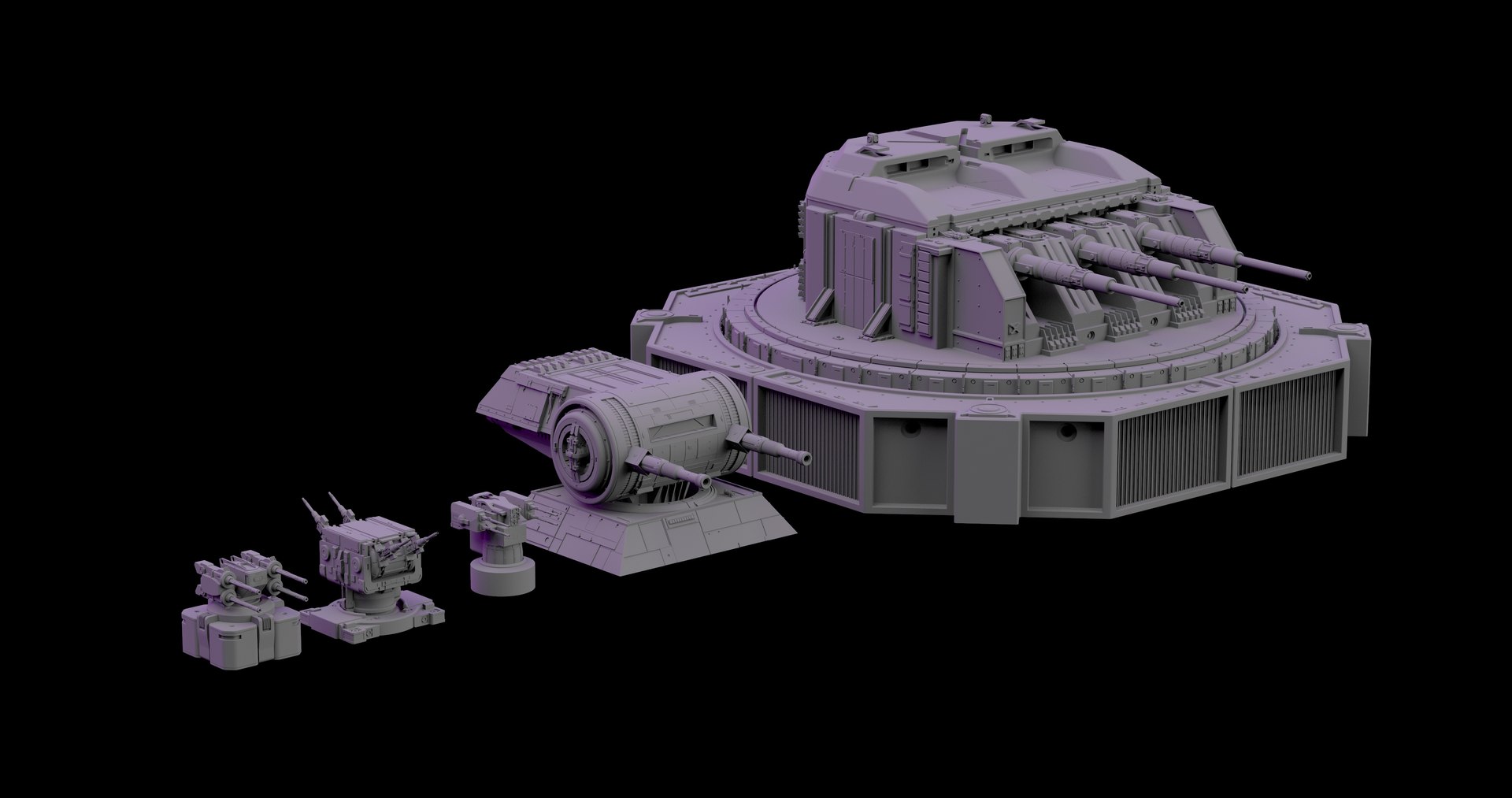 SCI-FI LASER GUNS Model - TurboSquid 1786422