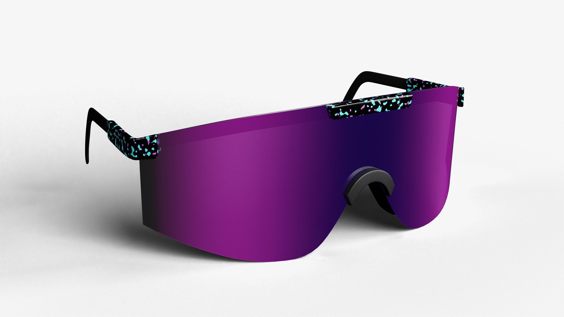 3D Pit Viper Sport Sunglasses UV Protection Outdoor Sunglasses 3D Model ...