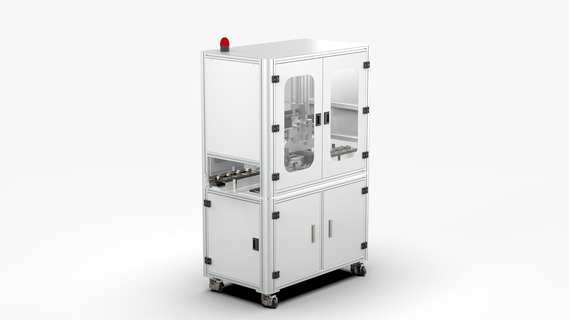 3D Model Automatic Permanent Magnet Rotor Spring Assembly Machine ...