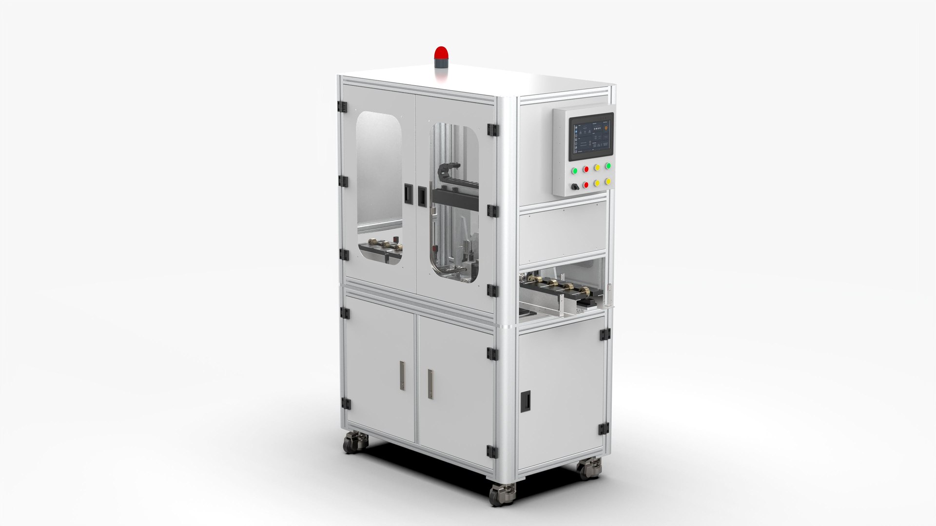 3D Model Automatic Permanent Magnet Rotor Spring Assembly Machine ...