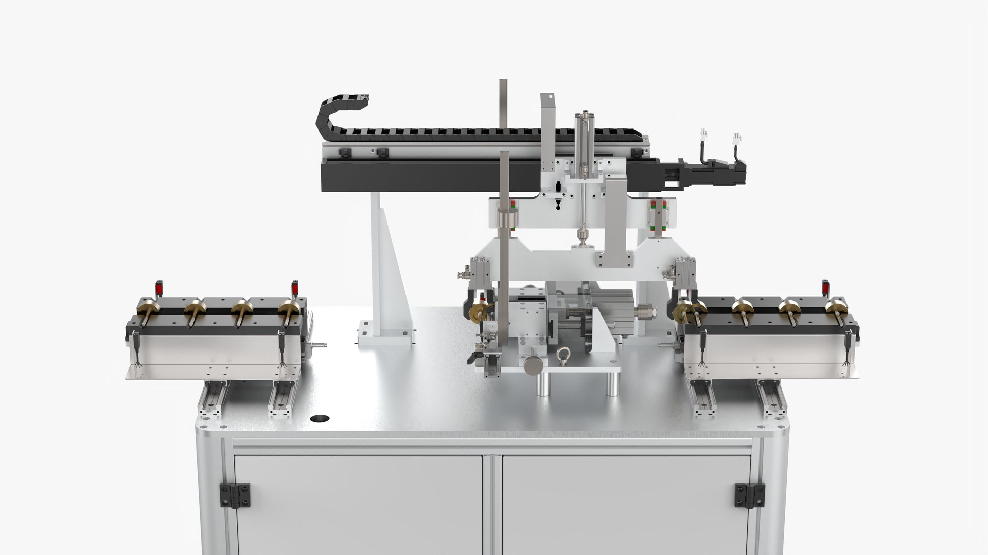 3D Model Automatic Permanent Magnet Rotor Spring Assembly Machine ...