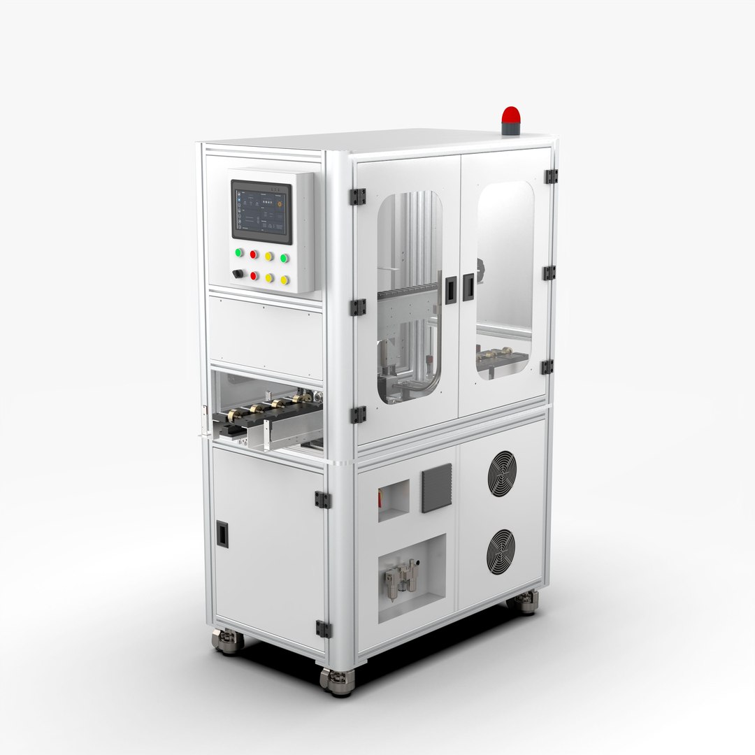 3D model Automatic Permanent Magnet Rotor Spring Assembly Machine ...