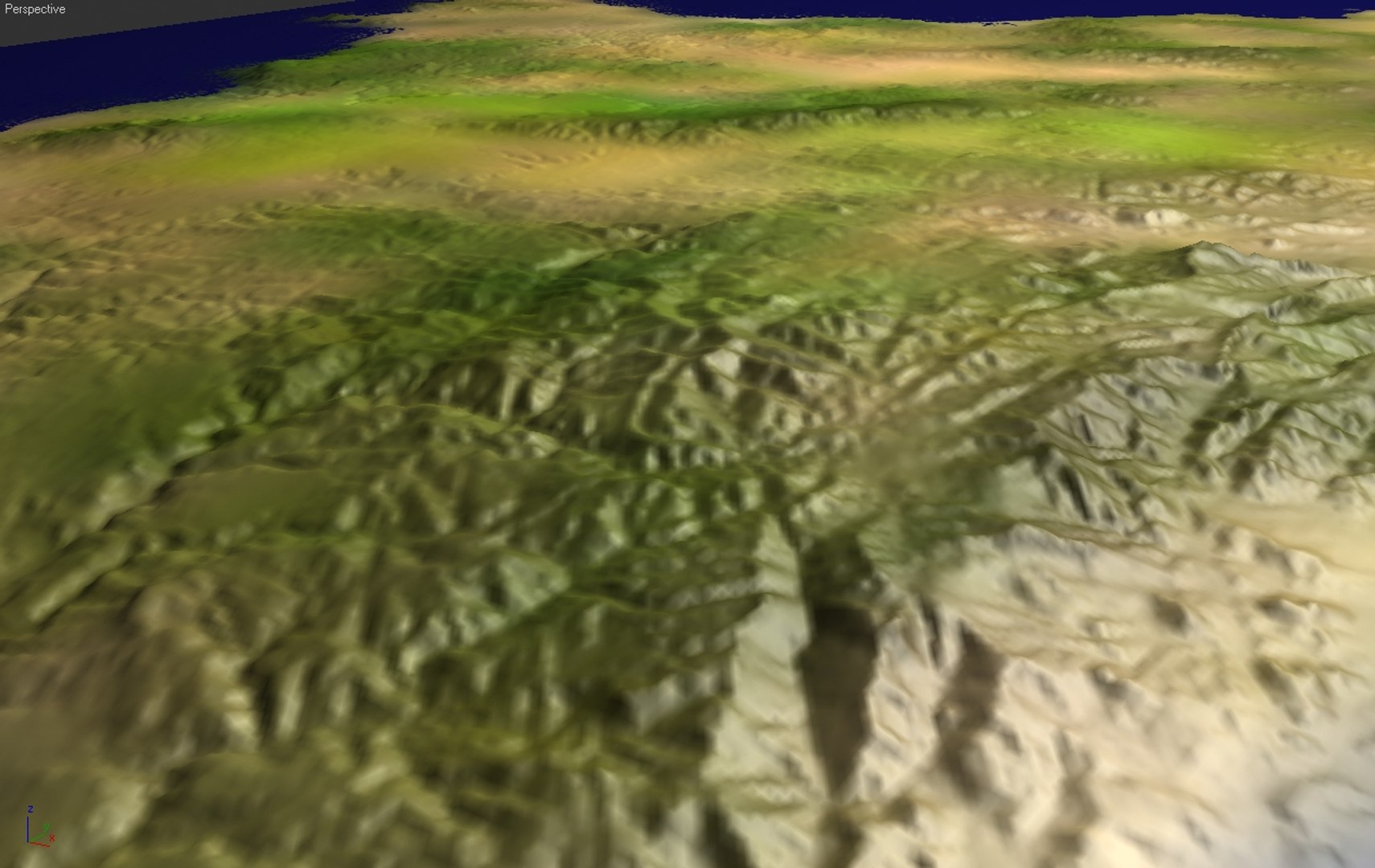 Sardinia Island Height 3d Model