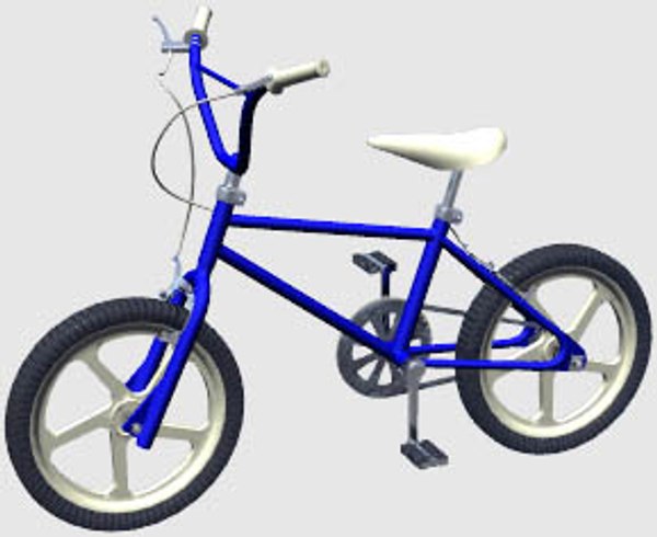 3d model bike
