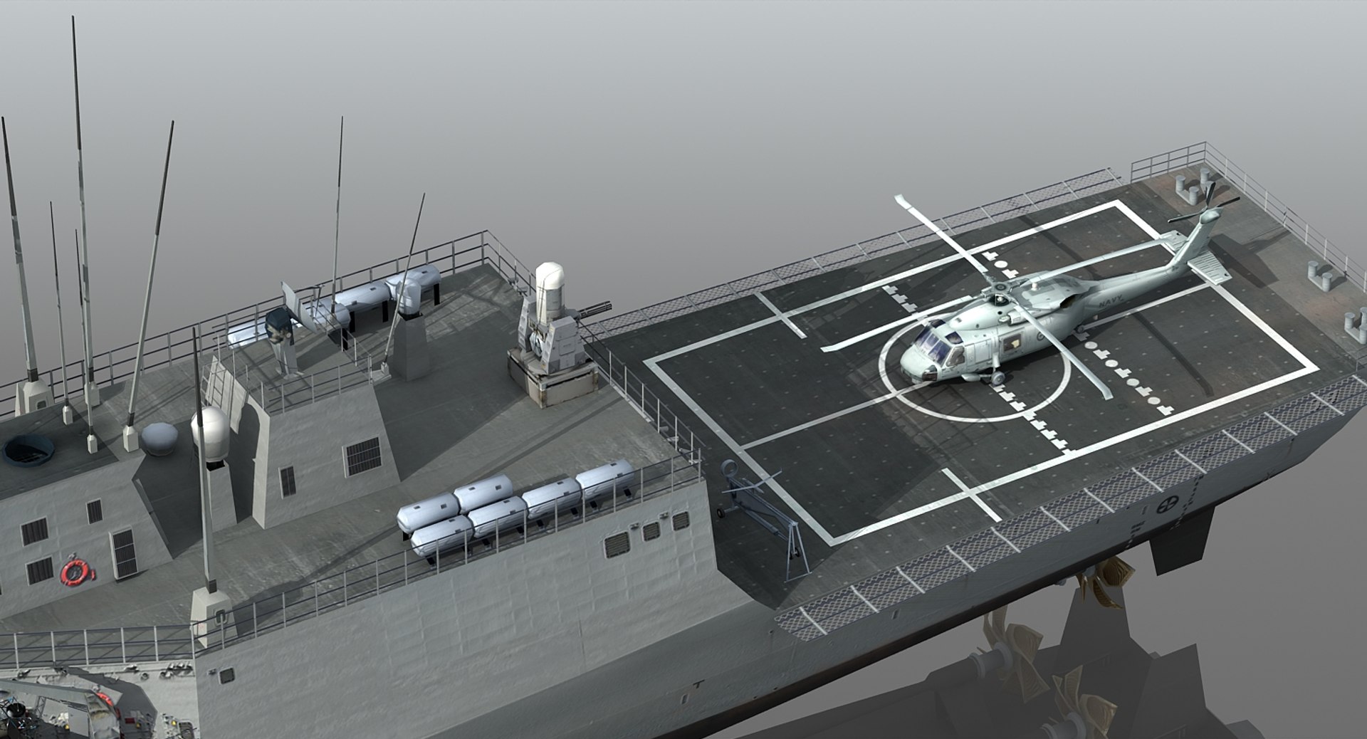 Hmas hobart class destroyer 3D - TurboSquid 1327736