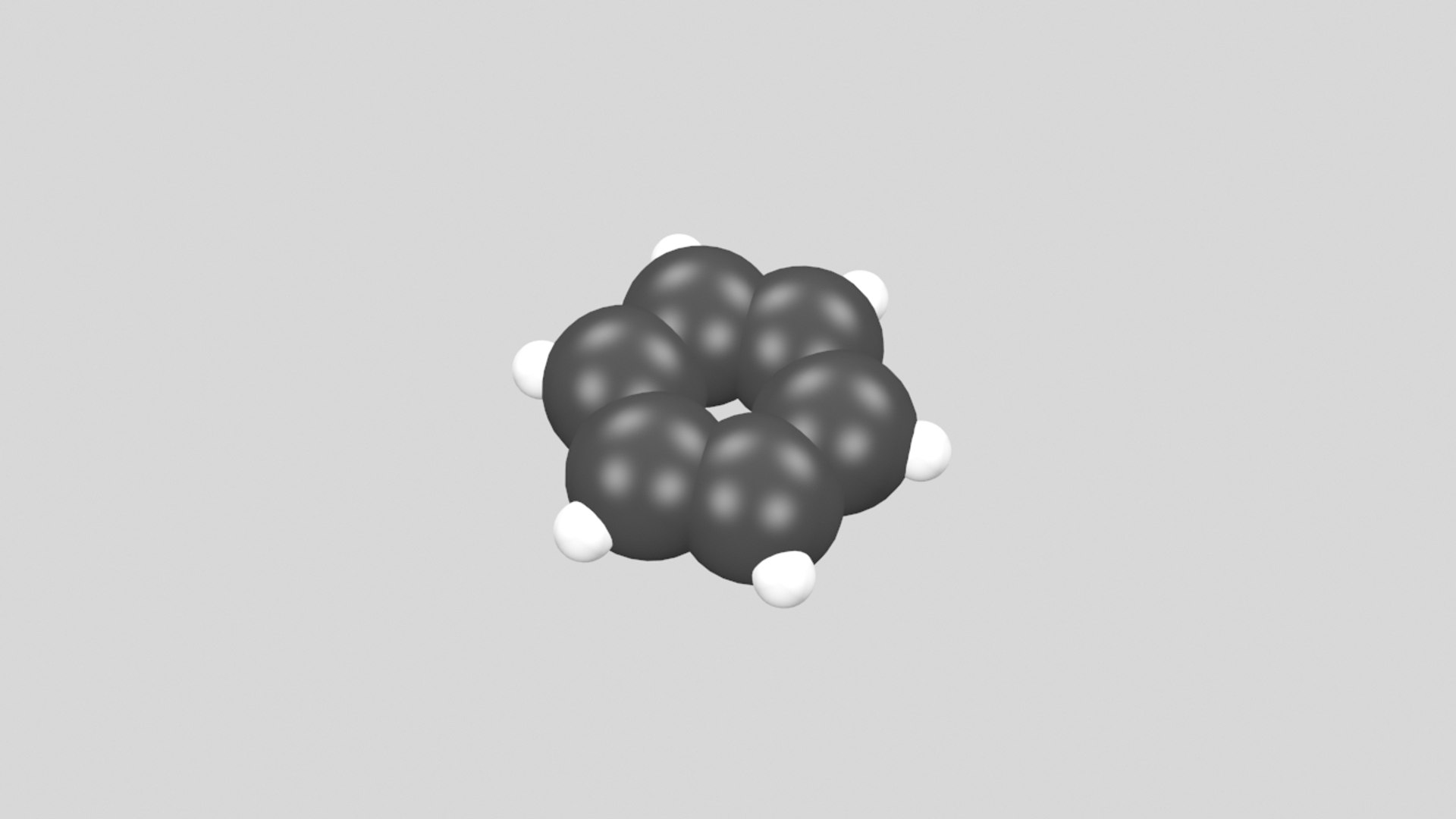 Benzene Chemical 3d Model