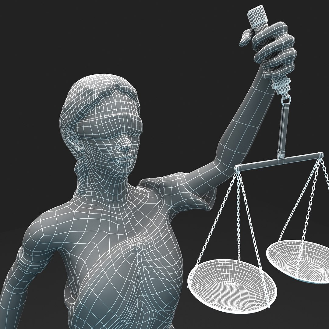 Lady Justice Themis 3d Max