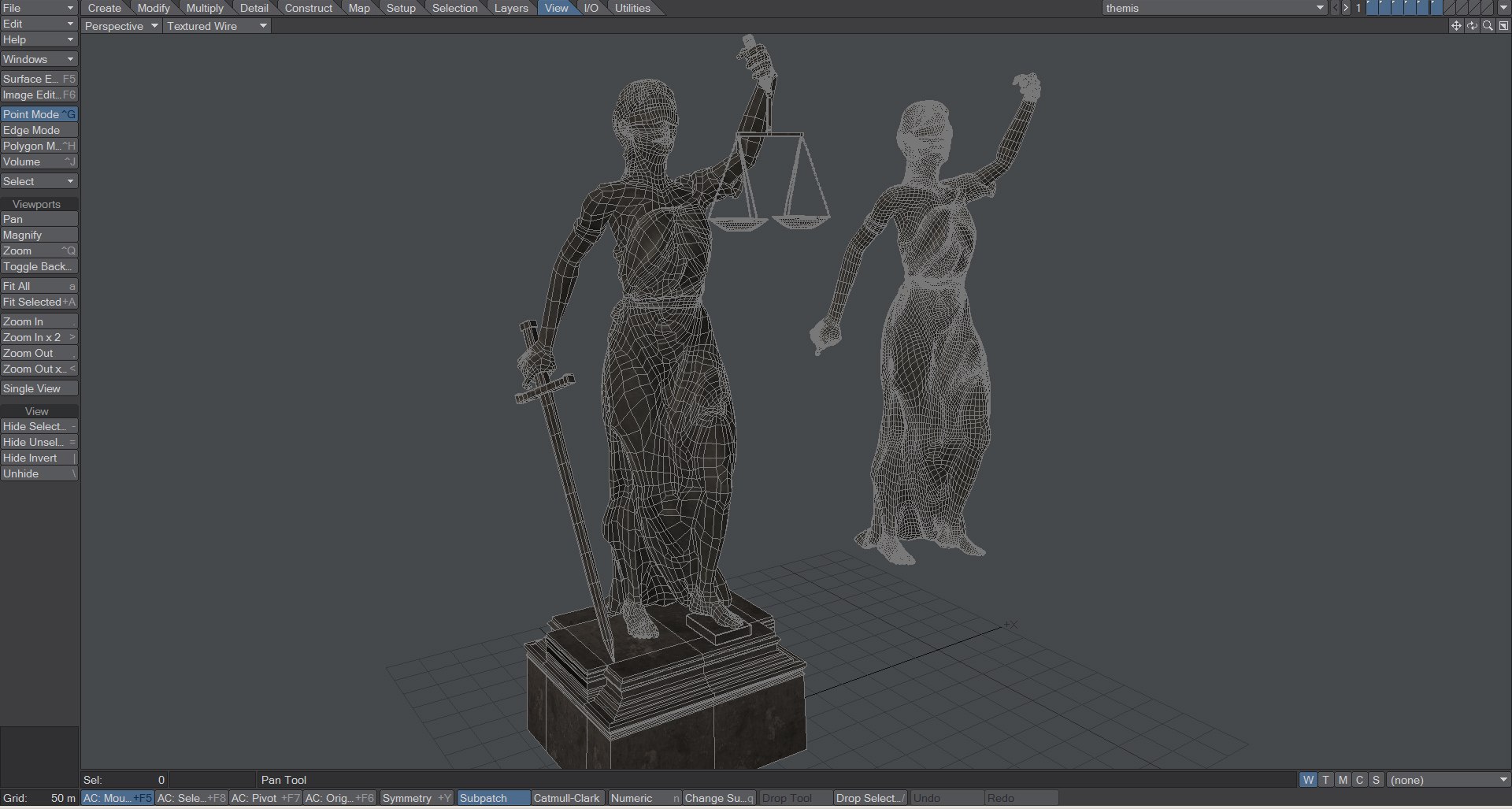 Lady Justice Themis 3d Max