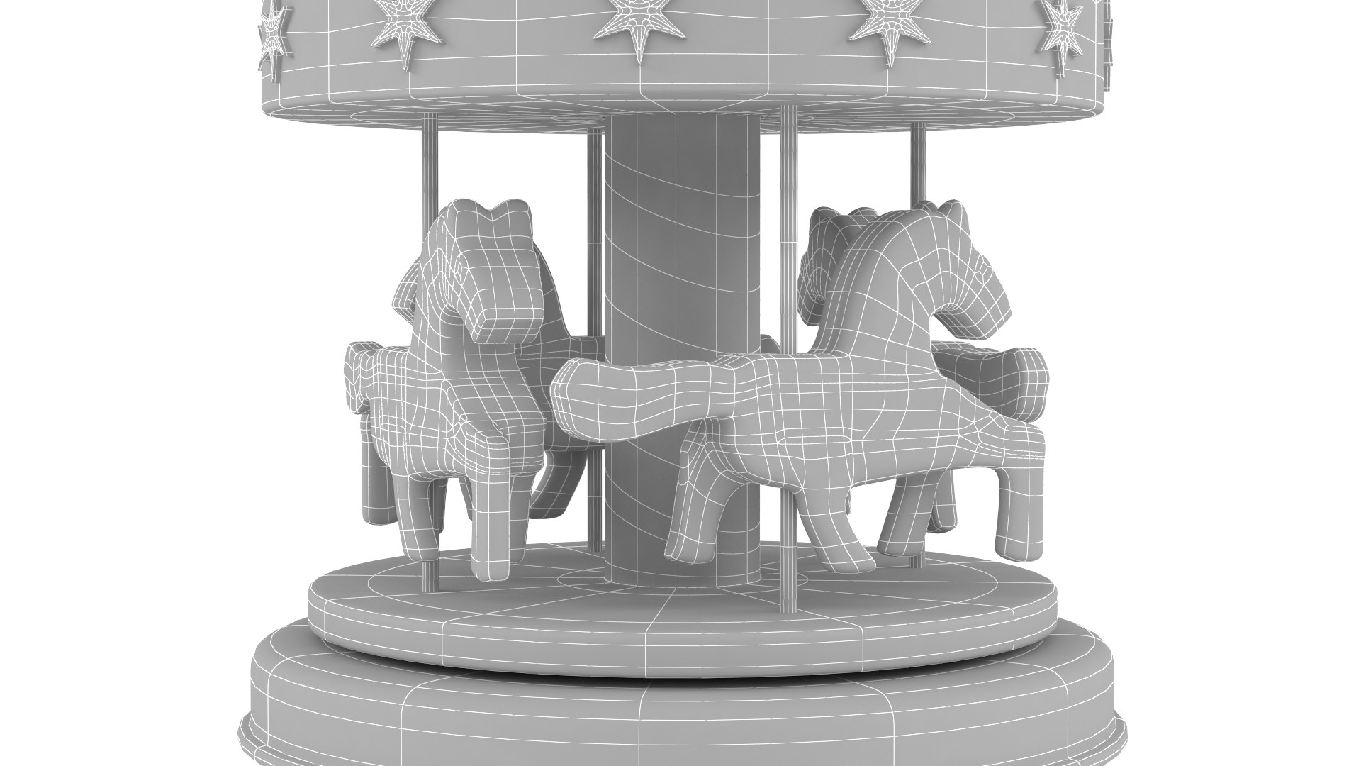 Carousel Music Box Model - TurboSquid 2203343