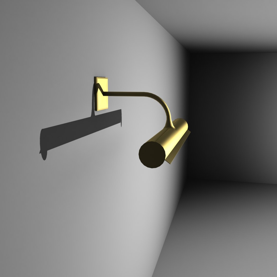 3d Model Of Wall Light