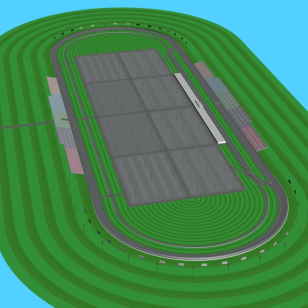 Oval Race Track Max