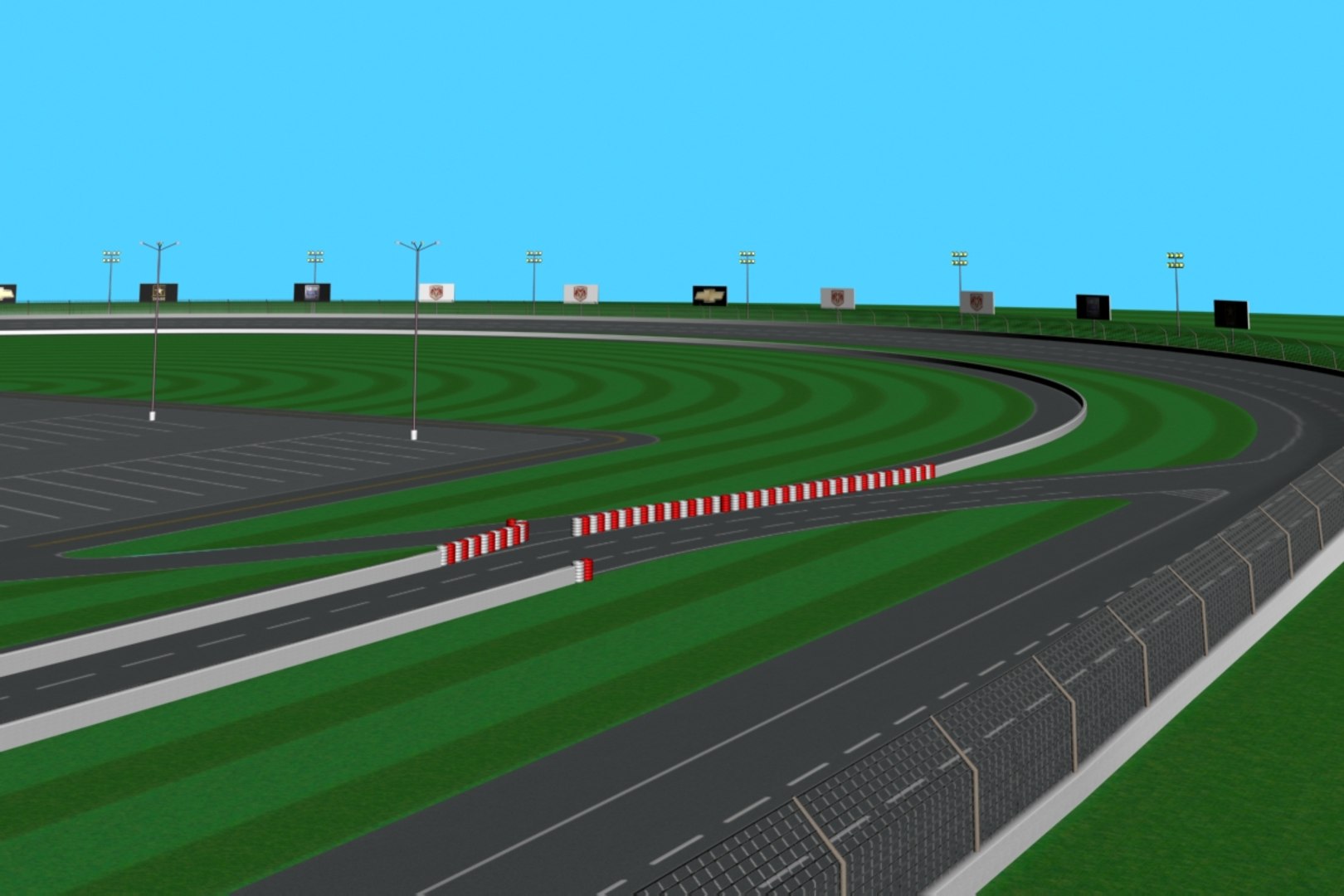 Oval Race Track Max