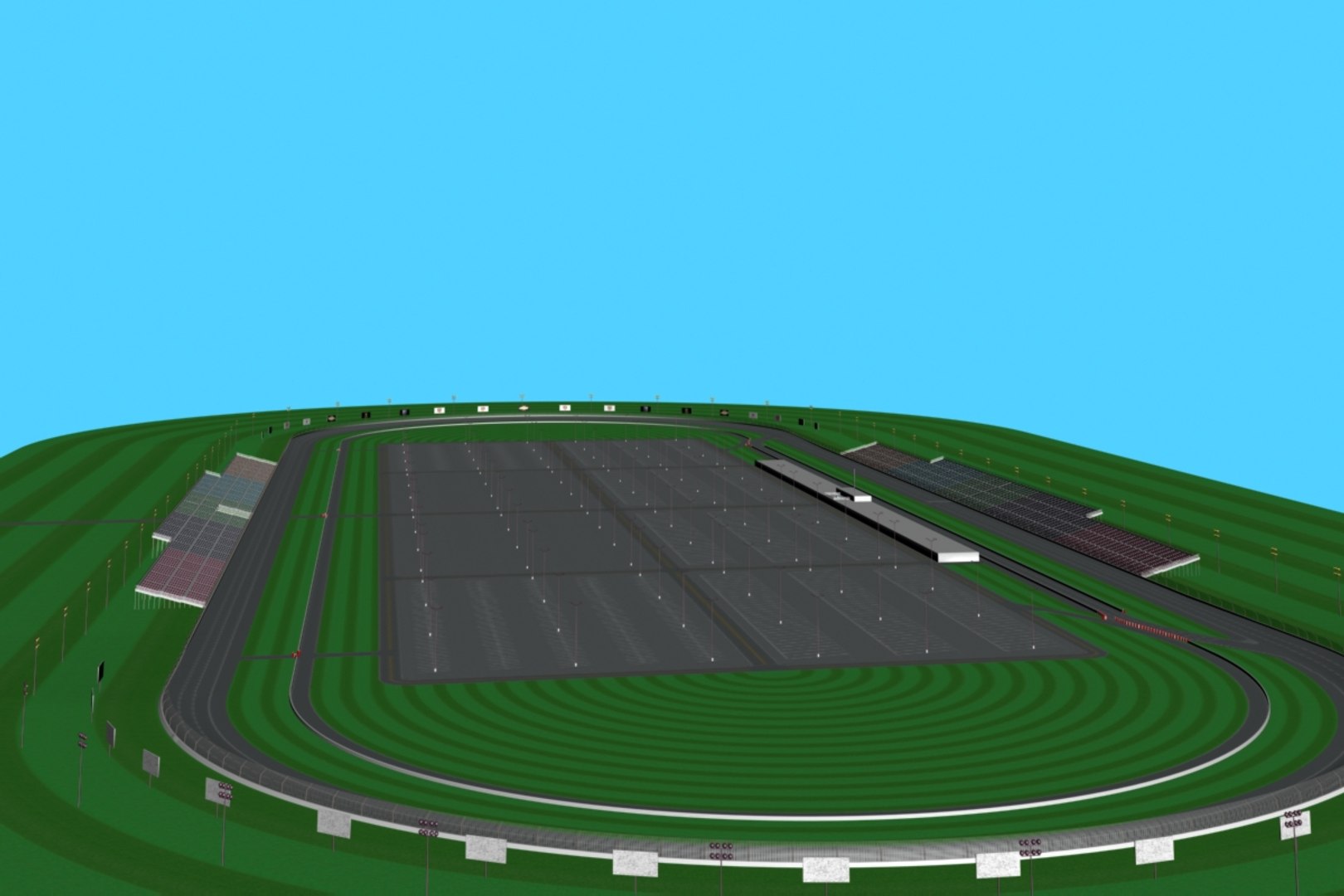 Oval Race Track Max