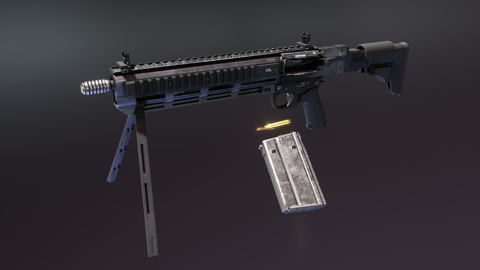 Modern FG42 3D Model - TurboSquid 1716842