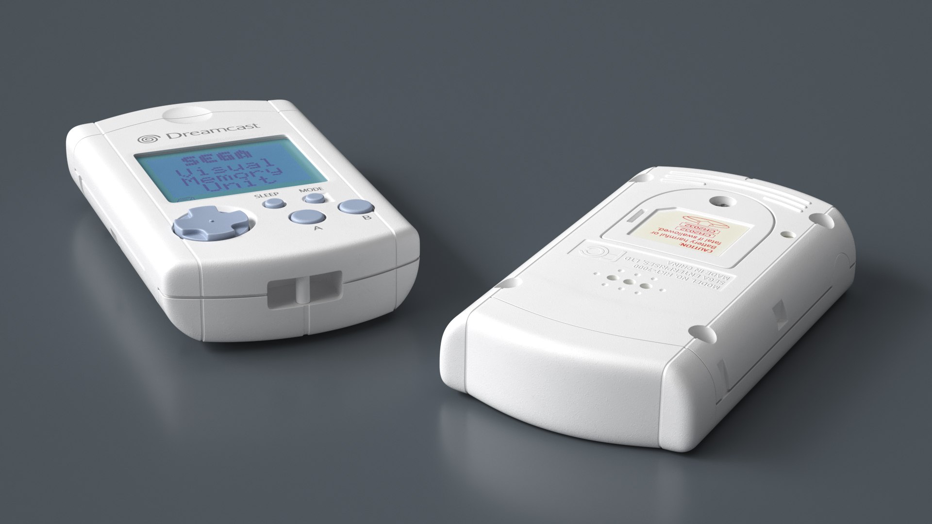 Sega Dreamcast Visual Memory Unit Model - TurboSquid 2519287