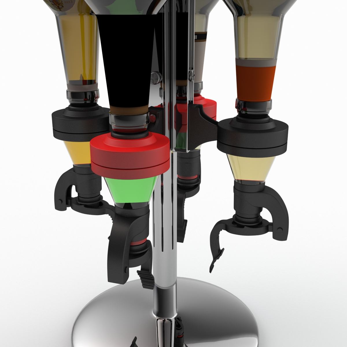 rotating bar butler 3d model