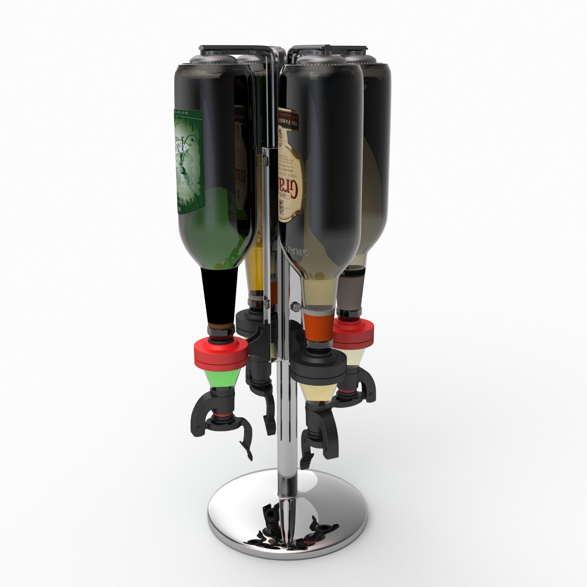 rotating bar butler 3d model