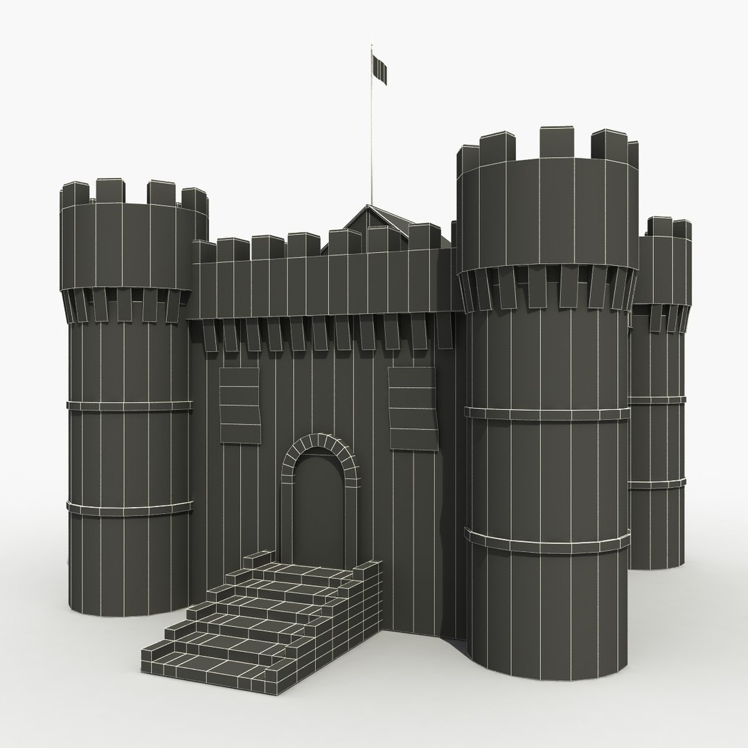 3ds Max Castle Medieval
