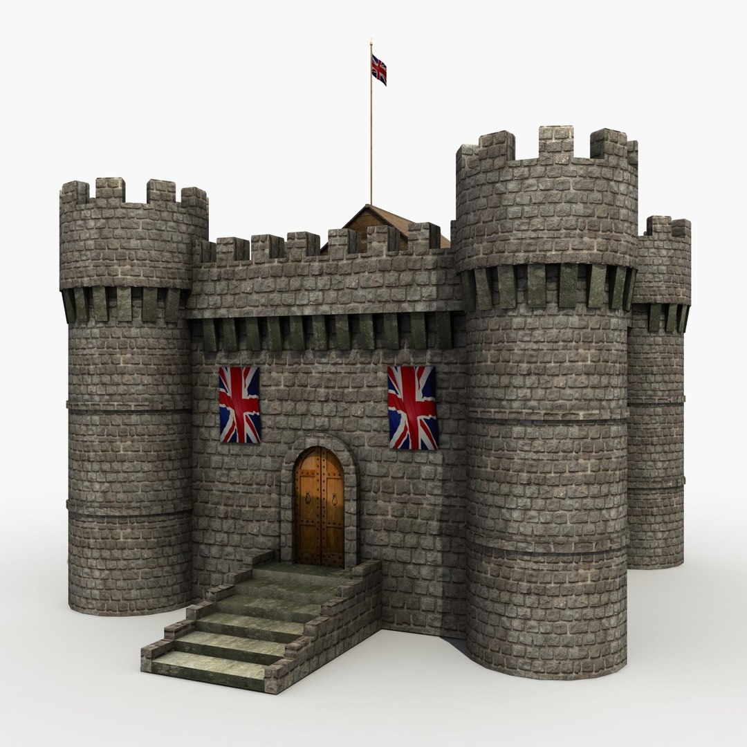 3ds Max Castle Medieval