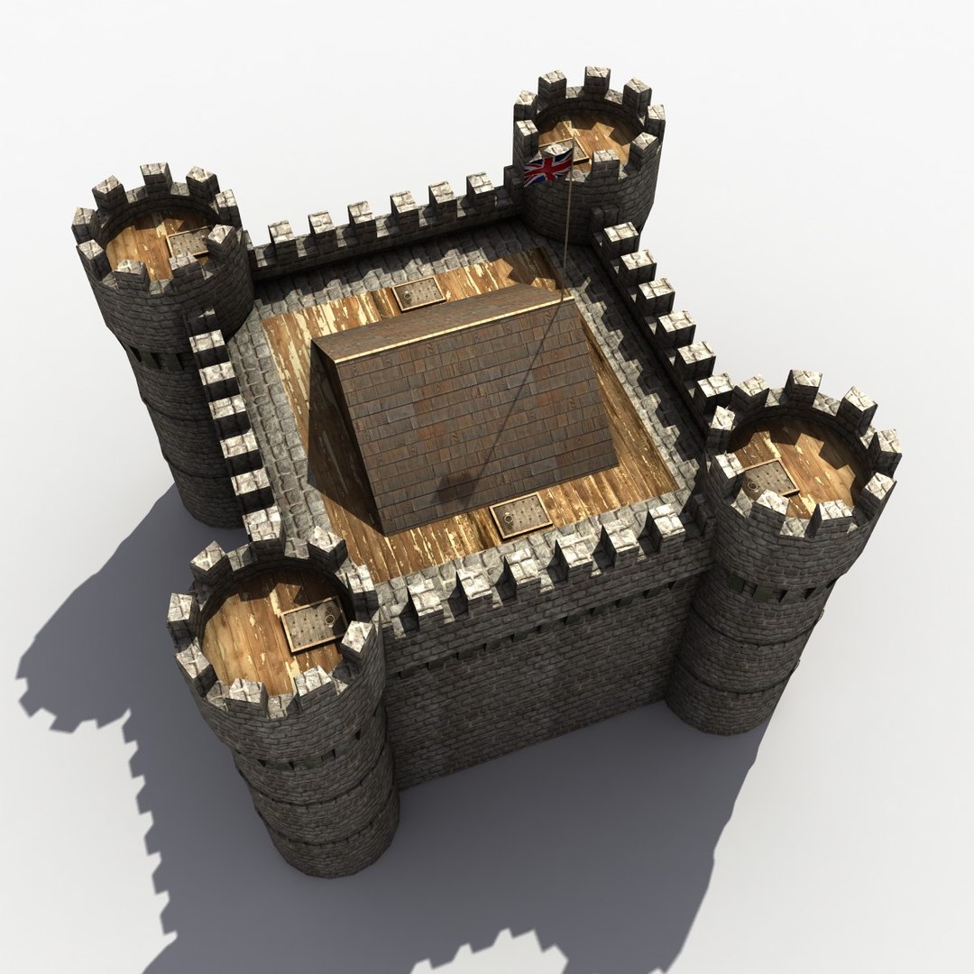 3ds Max Castle Medieval