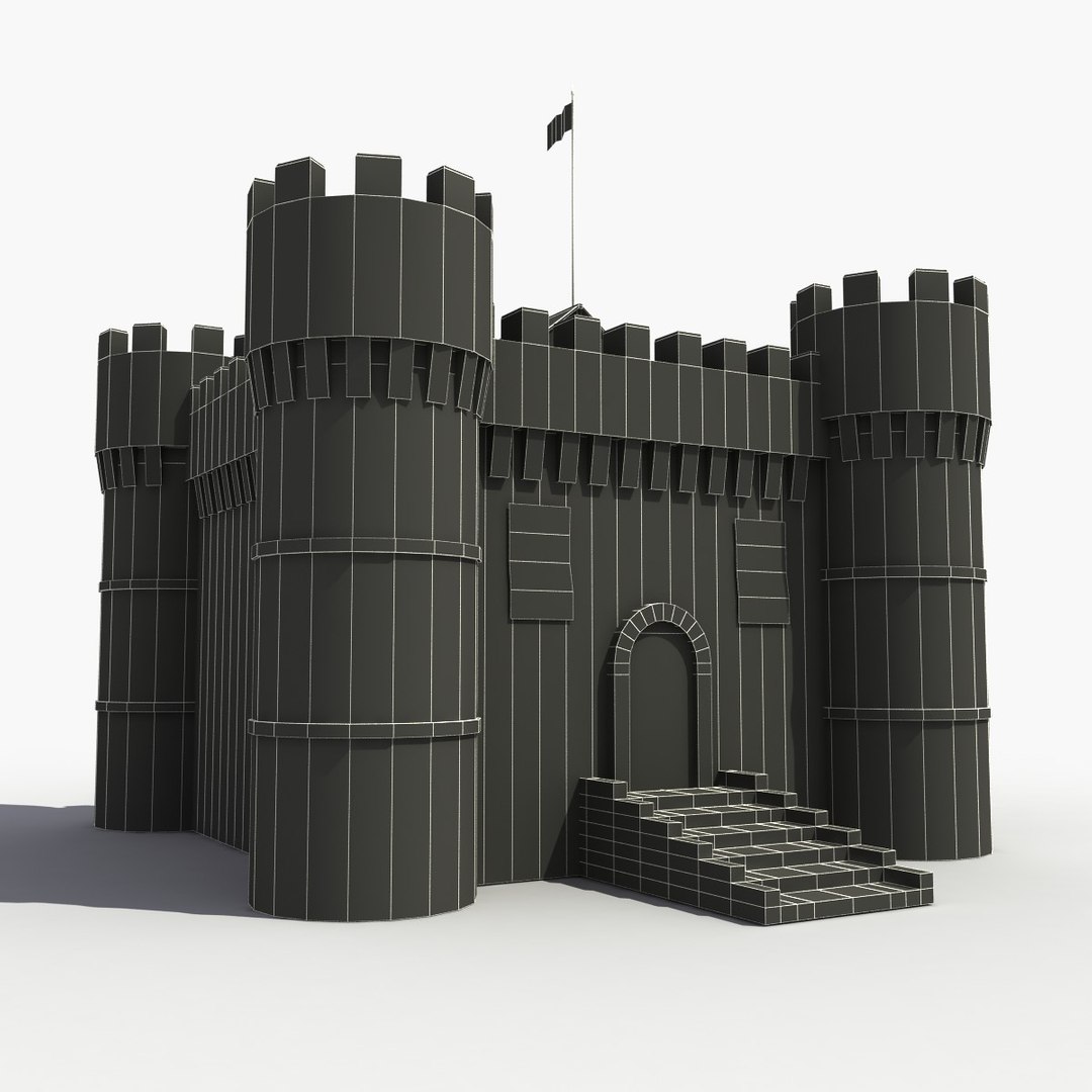 3ds Max Castle Medieval