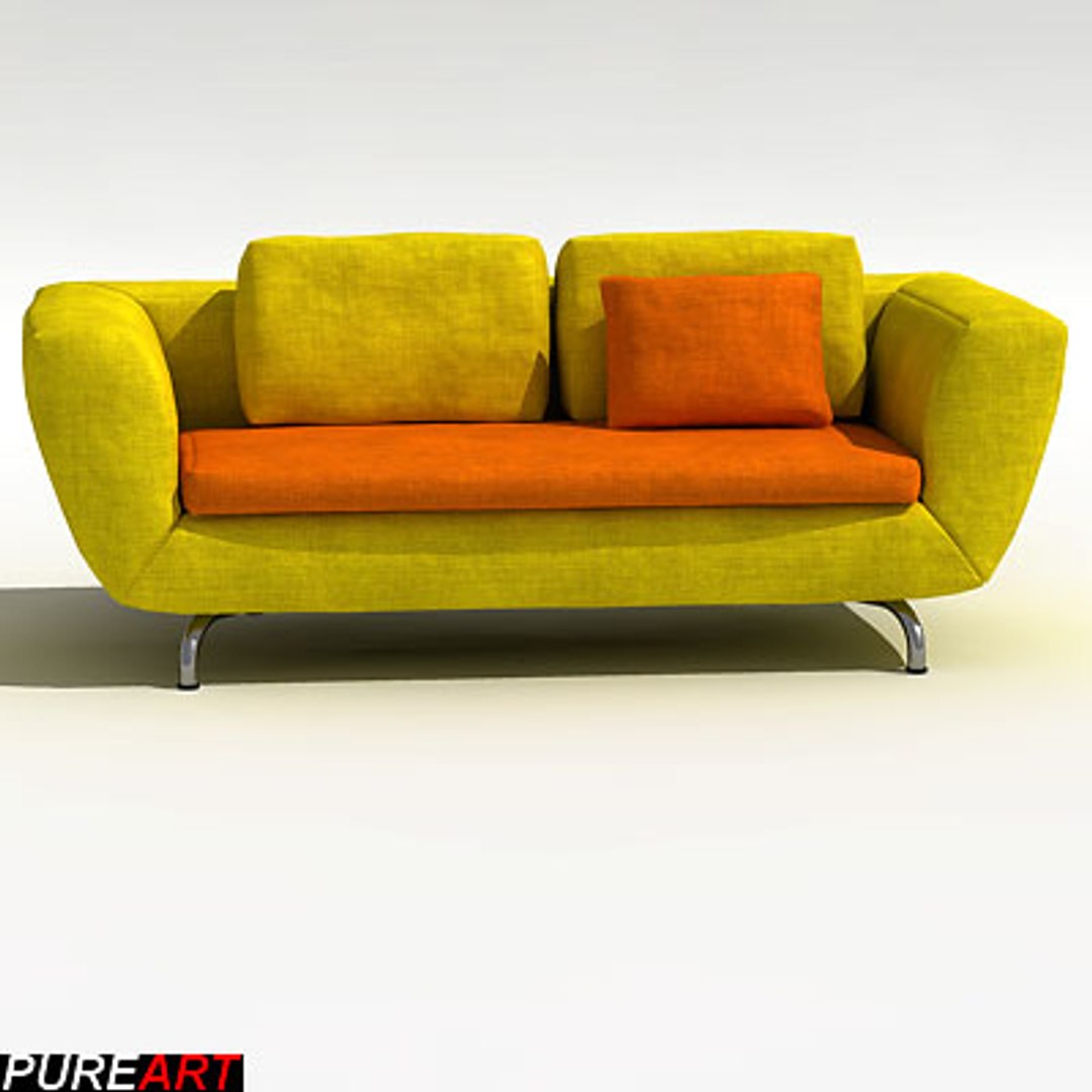 3d Divan Couch Model