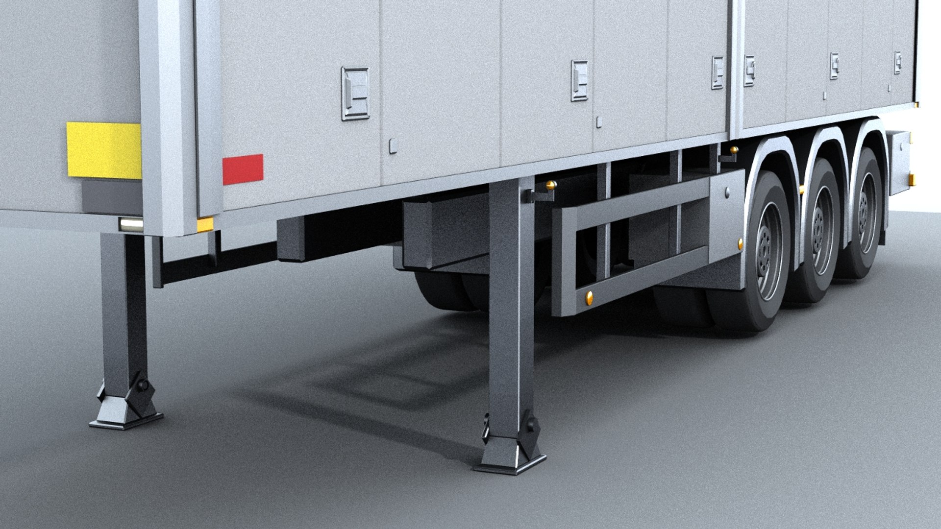 Semi Trailer 3D Model - TurboSquid 1547842