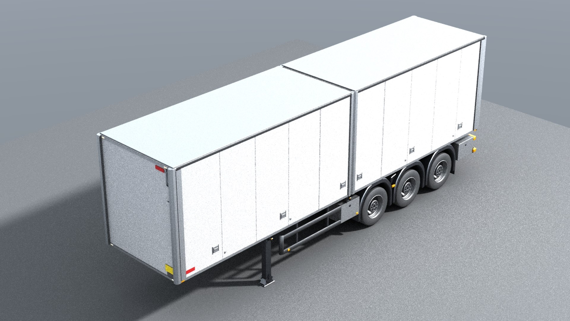 Semi Trailer 3D Model - TurboSquid 1547842