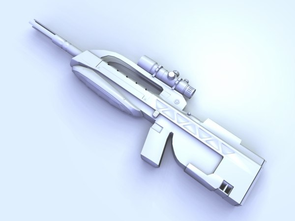 3d battle rifle model