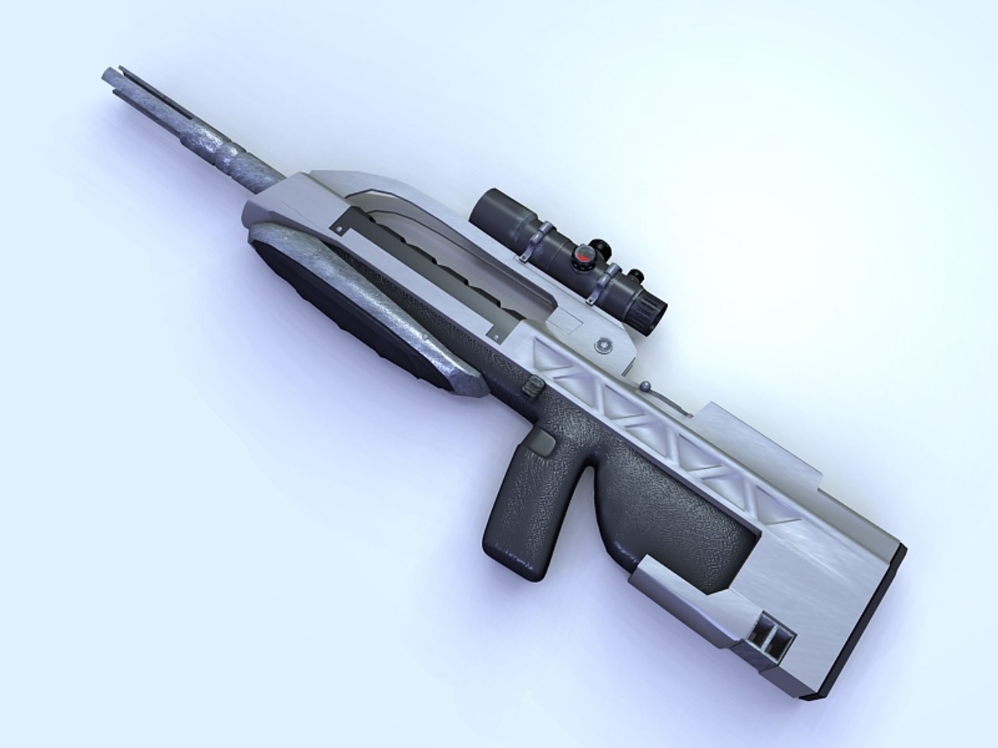 3d battle rifle model