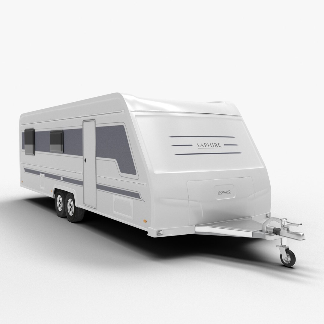 caravan van 3d model