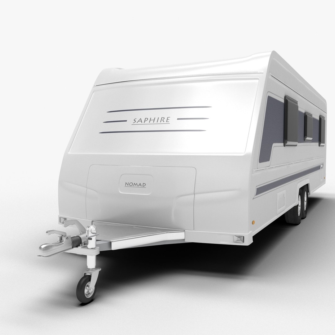 caravan van 3d model