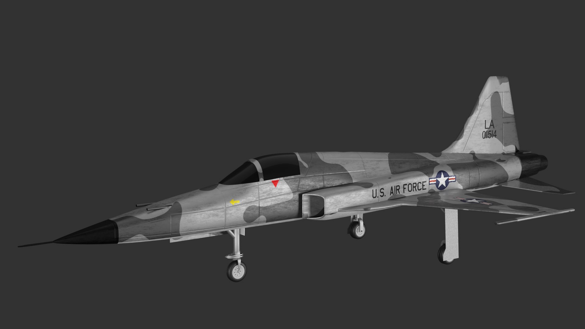 Free F-5E Tiger II 3D Model - TurboSquid 2147331