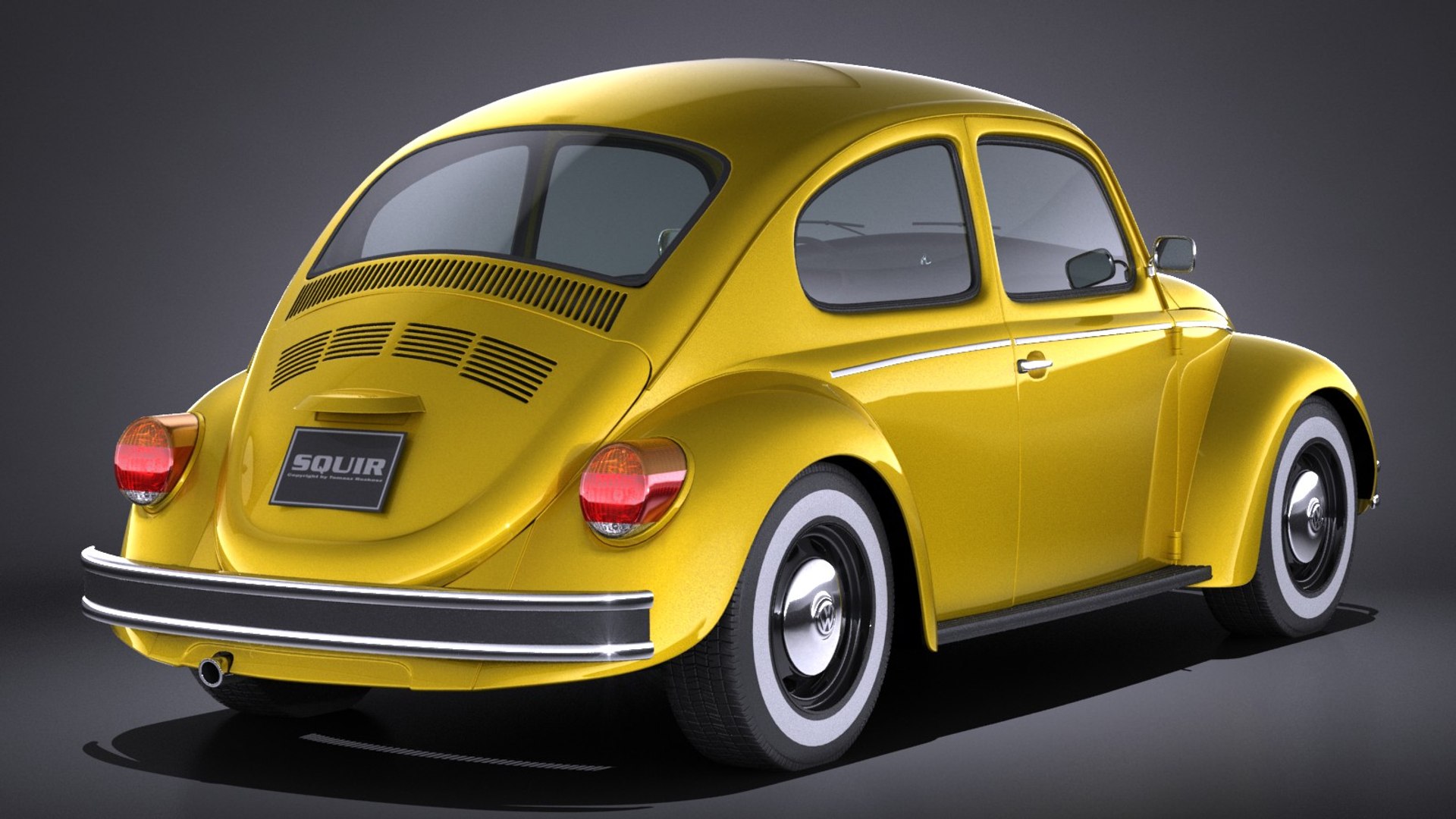 Volkswagen Beetle 1980 3d Max