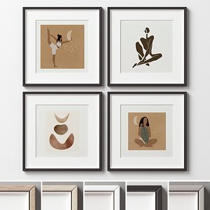 3D Abstract Frames - TurboSquid 1461525