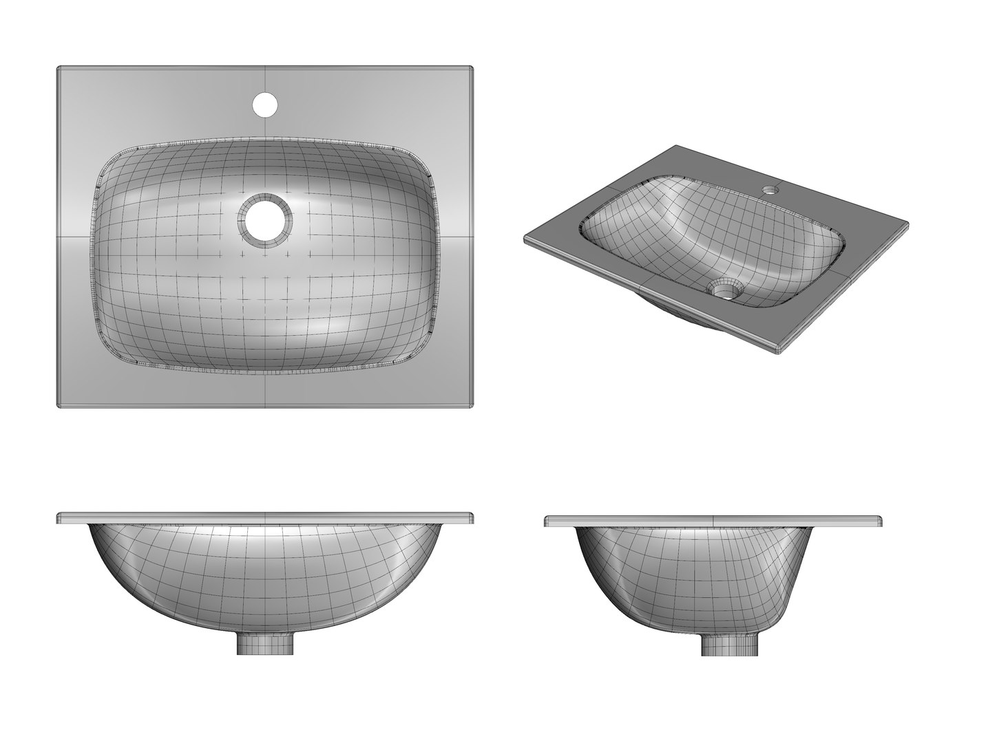 3D basin - TurboSquid 1485133