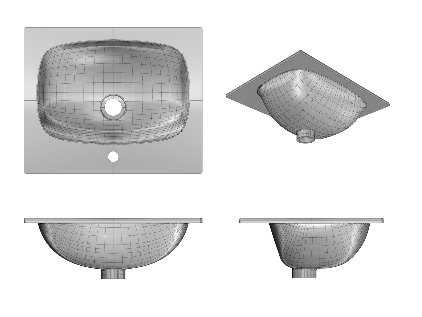 3D basin - TurboSquid 1485133