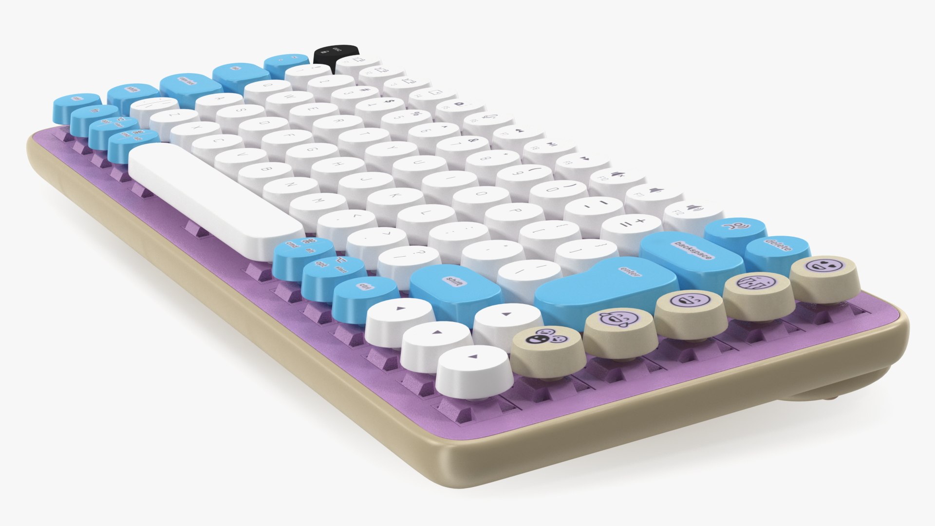 3D Mechanical Keyboard With Emoji Keys - TurboSquid 1974426